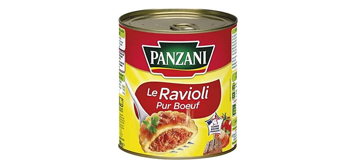 nuit insolite ile de france : Raviolis pur bœuf Panzani 800g